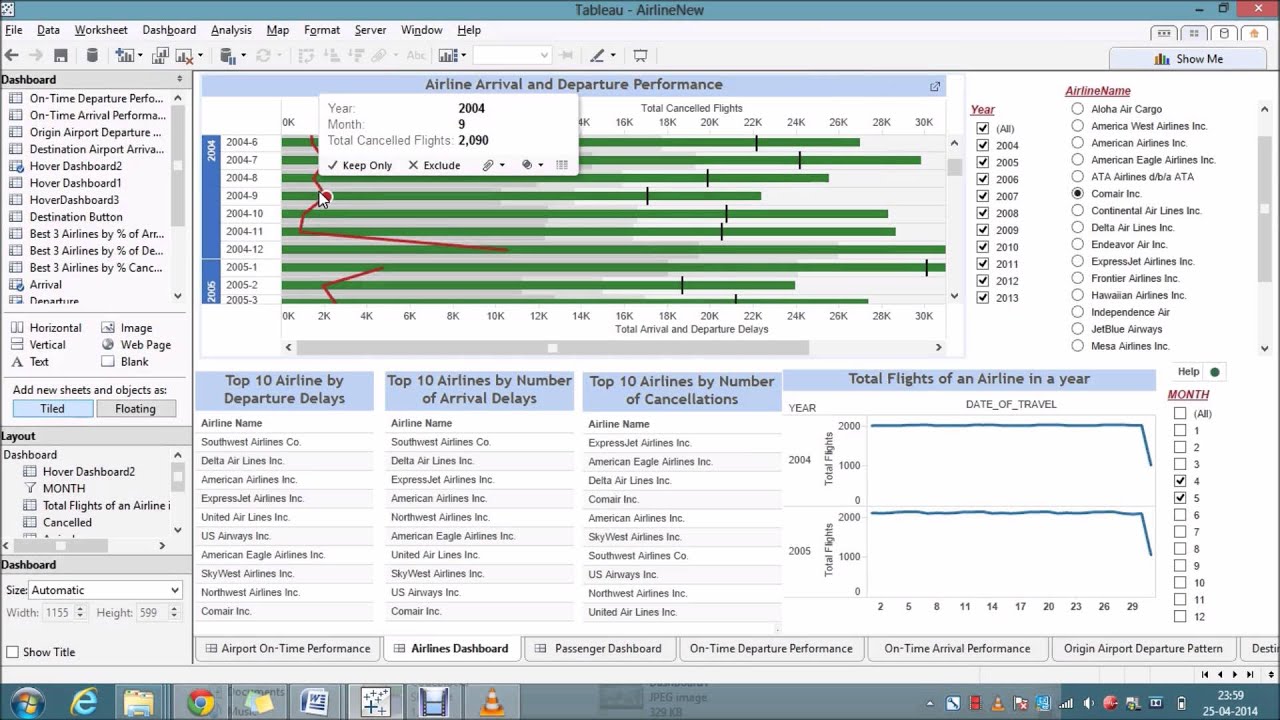 On Time Performance of Airlines - YouTube