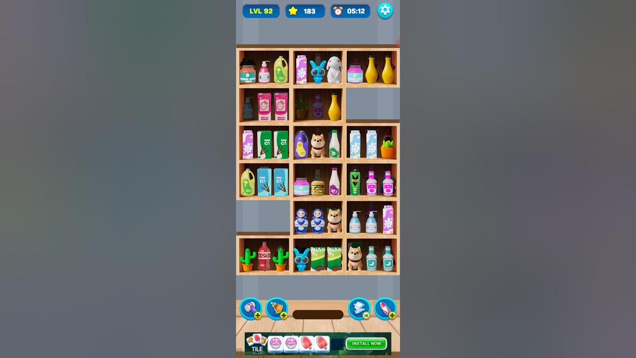 Stuff Sort - Sorting Master Level 92 Gameplay Walkthrough Android IOS - YouTube