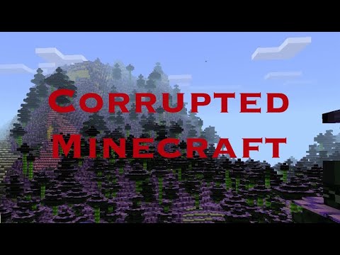 Corrupted Minecraft world 😨 - YouTube
