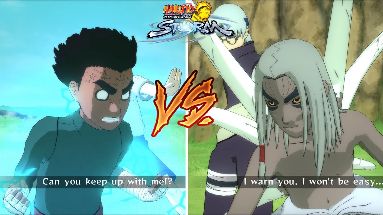 ROCK LEE 5th GATE VS KIMIMARO AWAKENED FULL FIGHT | NARUTO STORM 4 FREE ...