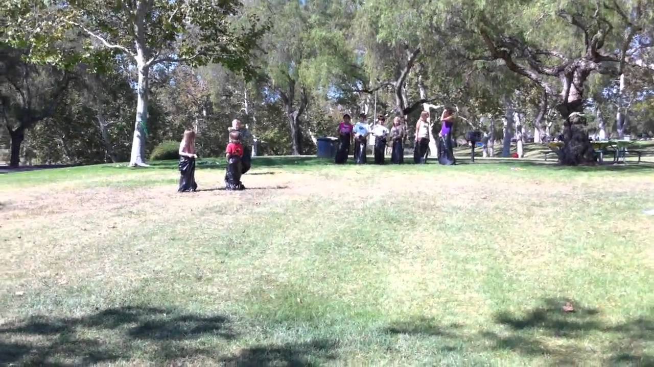 The Trash Bag Race - YouTube
