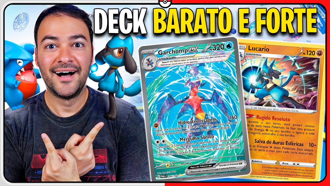 Pokémon TCG LIVE: Deck GARCHOMP Ex BARATO, FORTE e Perfeito para ...