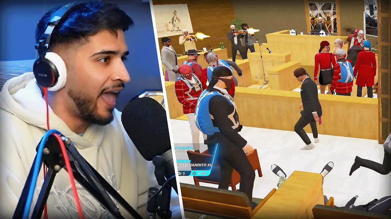 AJ Witnesses Chang Gang Mag Dump BSK After Court Chaos! | Prodigy RP ...