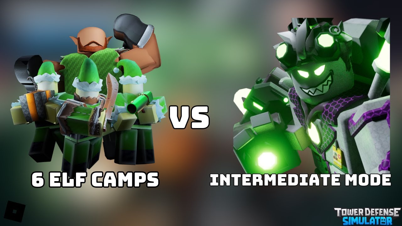 6 Elf Camps Vs Intermediate Mode! (TDS) - YouTube
