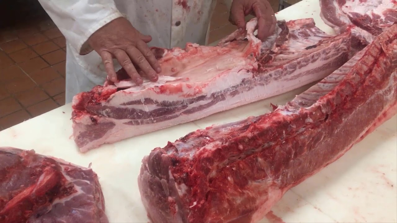 Processing Half of a Hog - YouTube