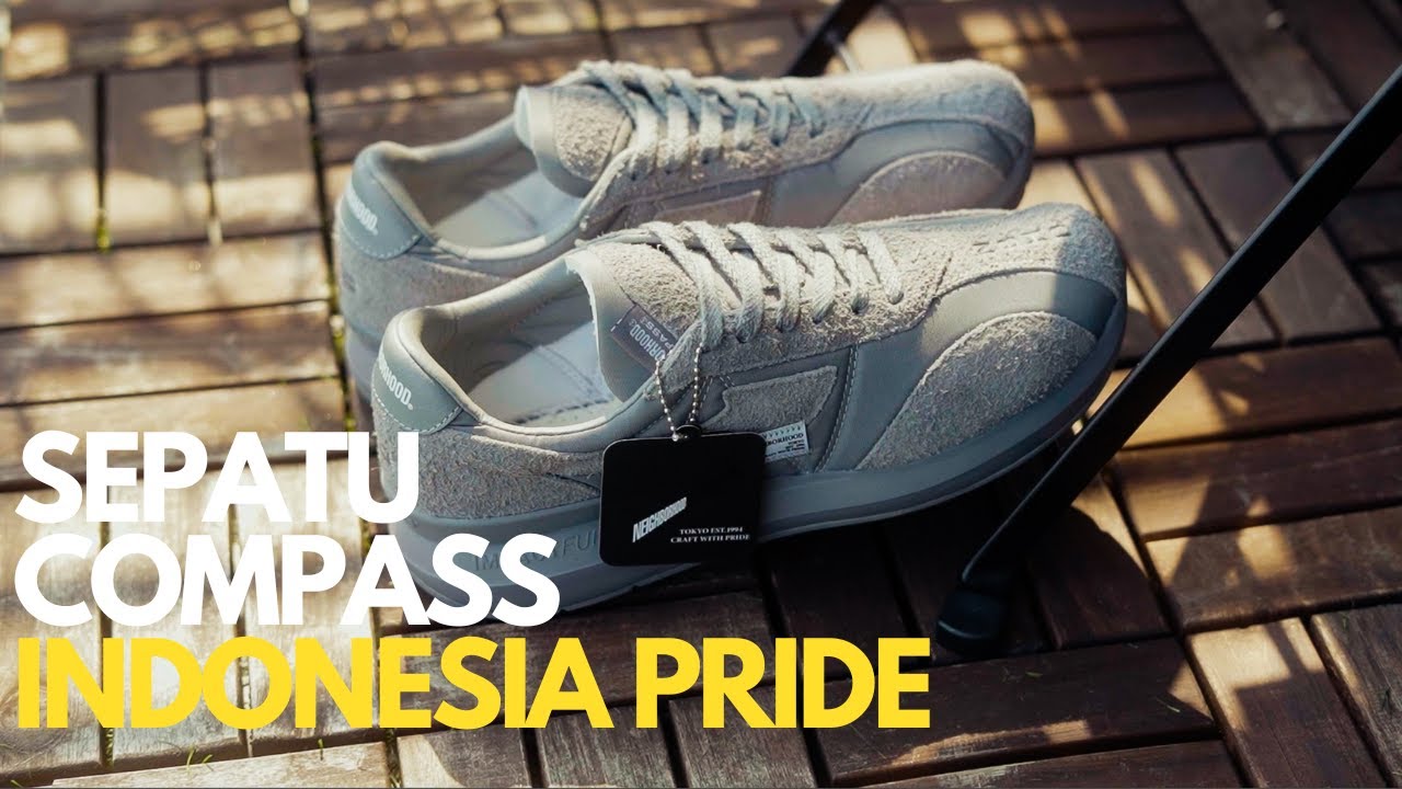 REVIEW KASUT | SEPATU KEBANGGAAN INDONESIA | SEPATU COMPASS x NBHD ...
