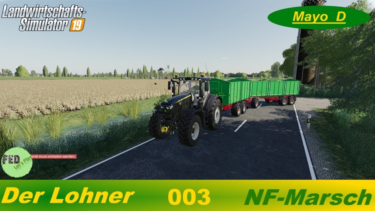 LS19 – NF Marsch 003 – Erster Rundkurs - YouTube