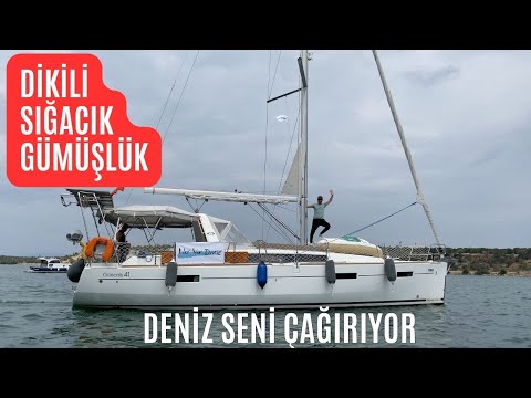 Yelkenli ile Dikili - Sığacık - Gümüşlük -  Her Yer Deniz  68. Bölüm (Tekne Transferi)