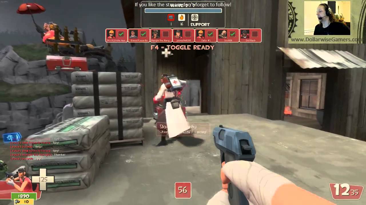 Wolf Pack plays in a Fortress of Teams (TF2) [09/06/15] - YouTube