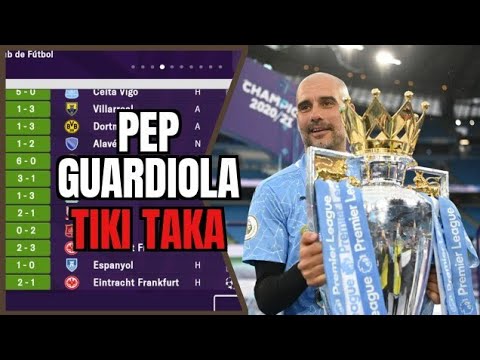 FM23 MOBILE PEP GUARDIOLA TIKI TAKA TACTICS! - YouTube