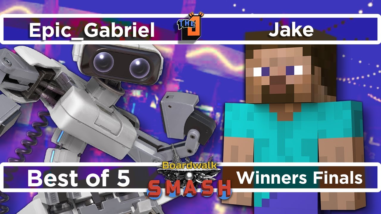 Jake (Steve) vs Epic Gabriel (ROB) Winners Finals - Boardwalk Smash #35 ...