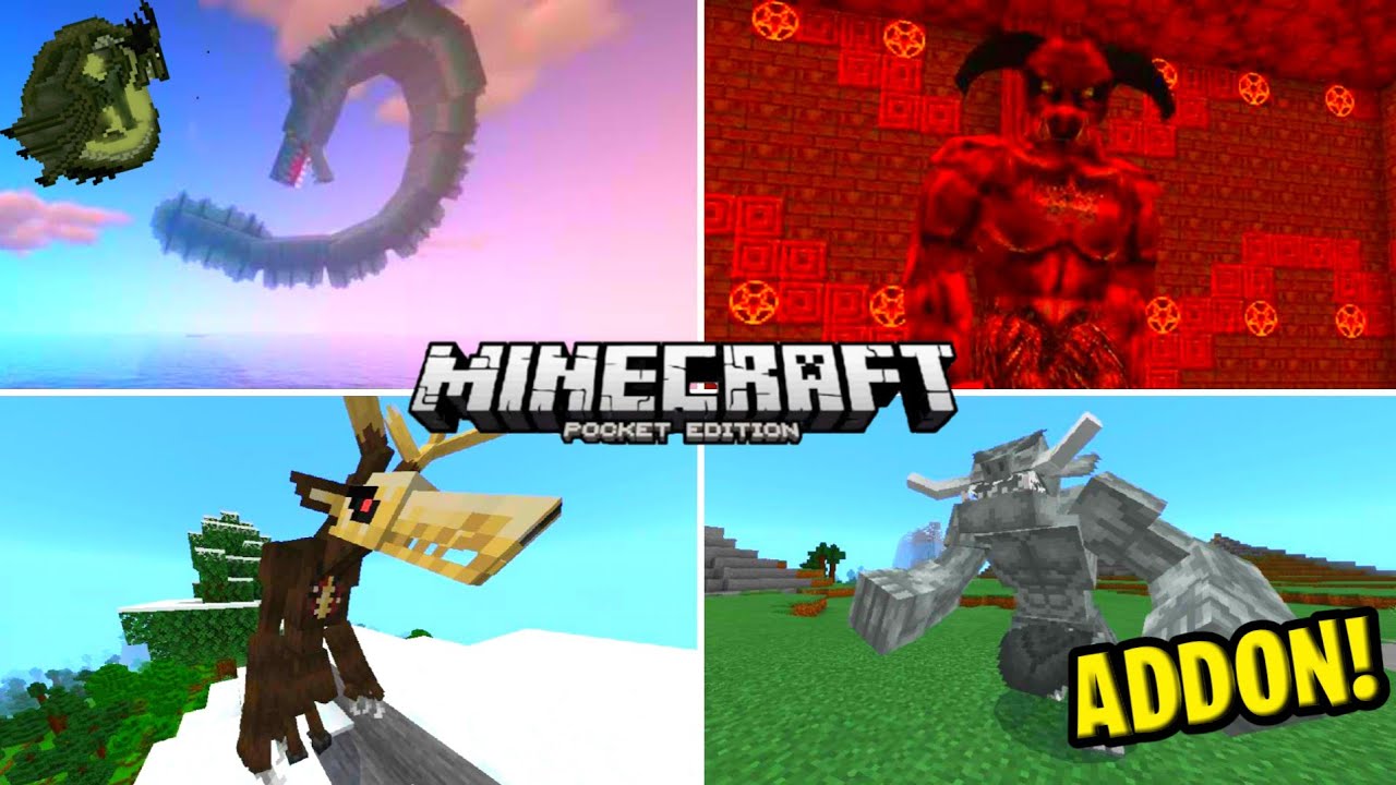 Mythological Creatures Addon For MCPE | BETA! (1.16+) - YouTube