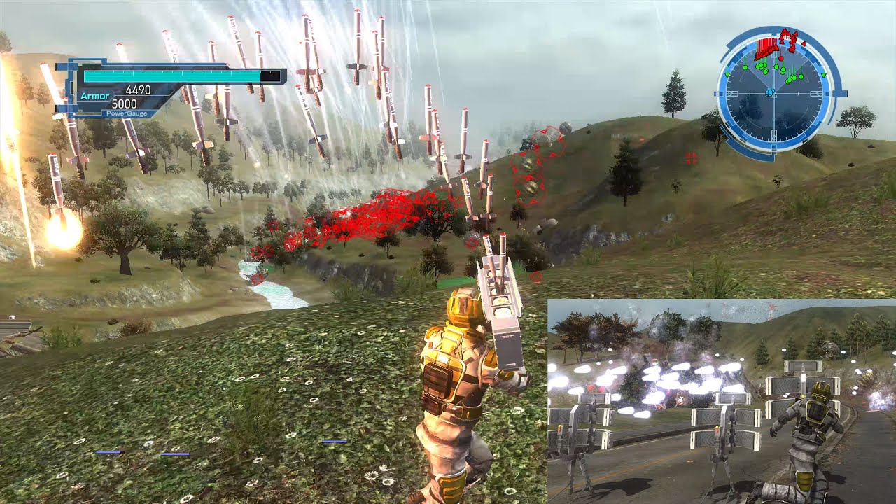 EDF Earth Defense Force 5 M 87 Approaching Monster Balls - Mines ...