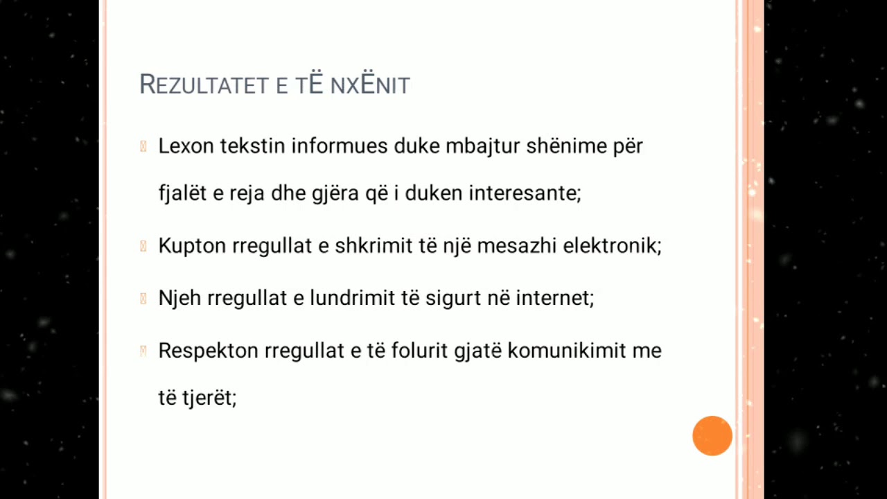 Gjuhe shqipe 5- Posta elektronike - YouTube