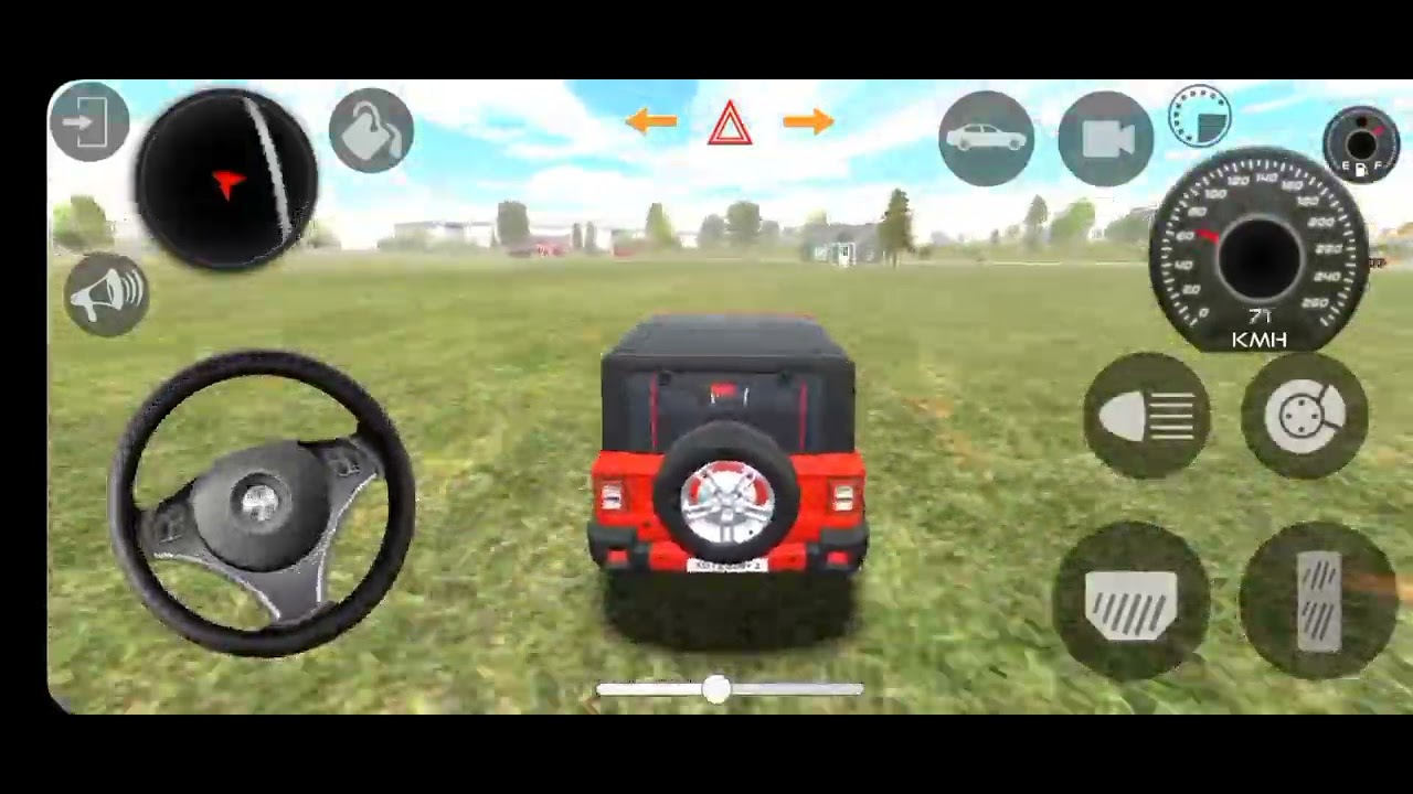 Red Indian Thar Indian Cars Driving 3D || Indian Cars Driving 3D 2023 ...