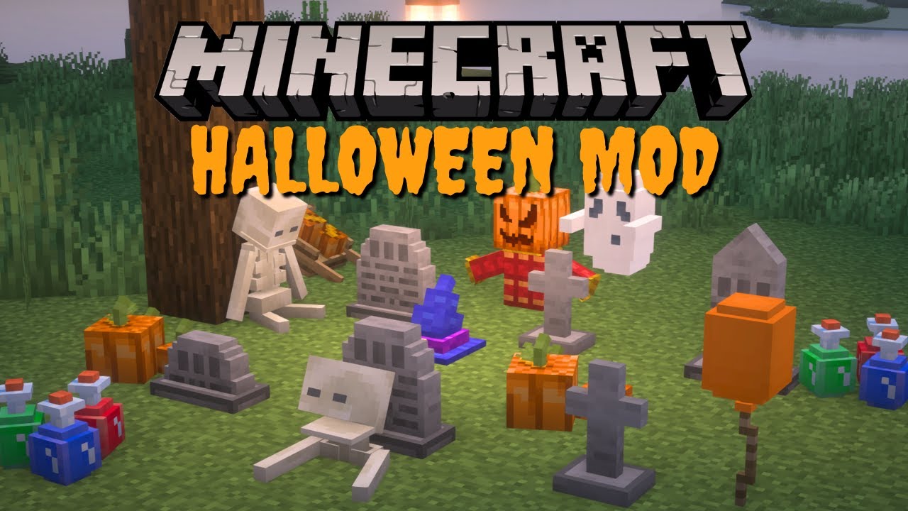 The Best Halloween Mod For Minecraft! - YouTube