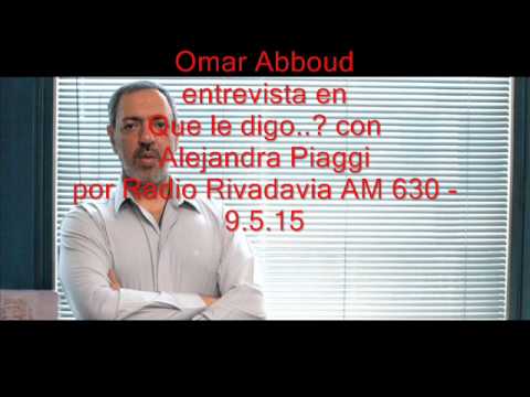 Omar Abboud visito Que le digo..? en los estudios de Radio Rivadavia AM ...