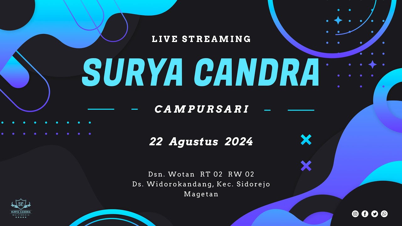 Live Campursari Surya Candra - Wedding Tomy & Ambar - 22 Agustus 2024 - Widorokandang Sidorejo ...