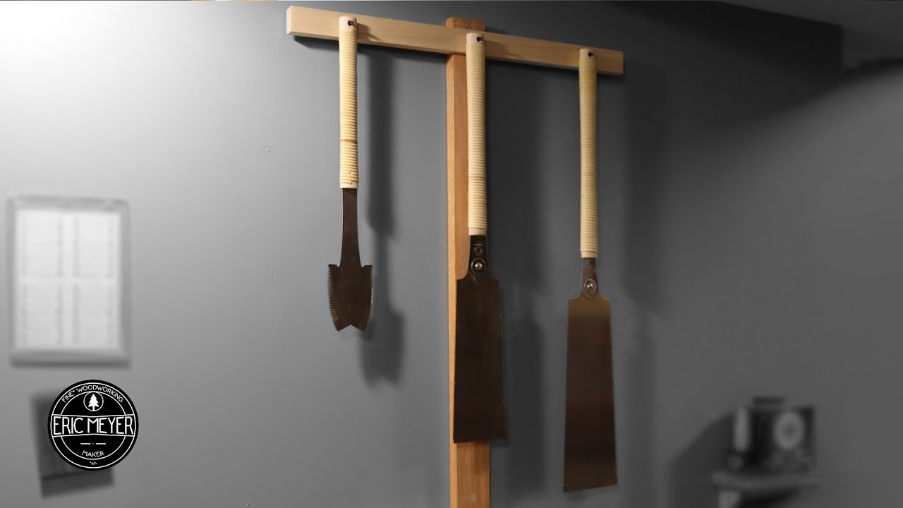 Saw Rack for Japanese Saws - YouTube