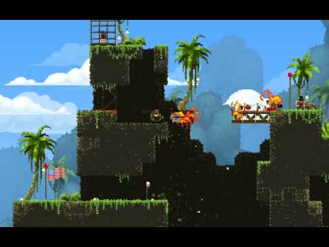 BROFORCE local multiplayer!!!!!!!!!!!!!!!!!!!! - YouTube