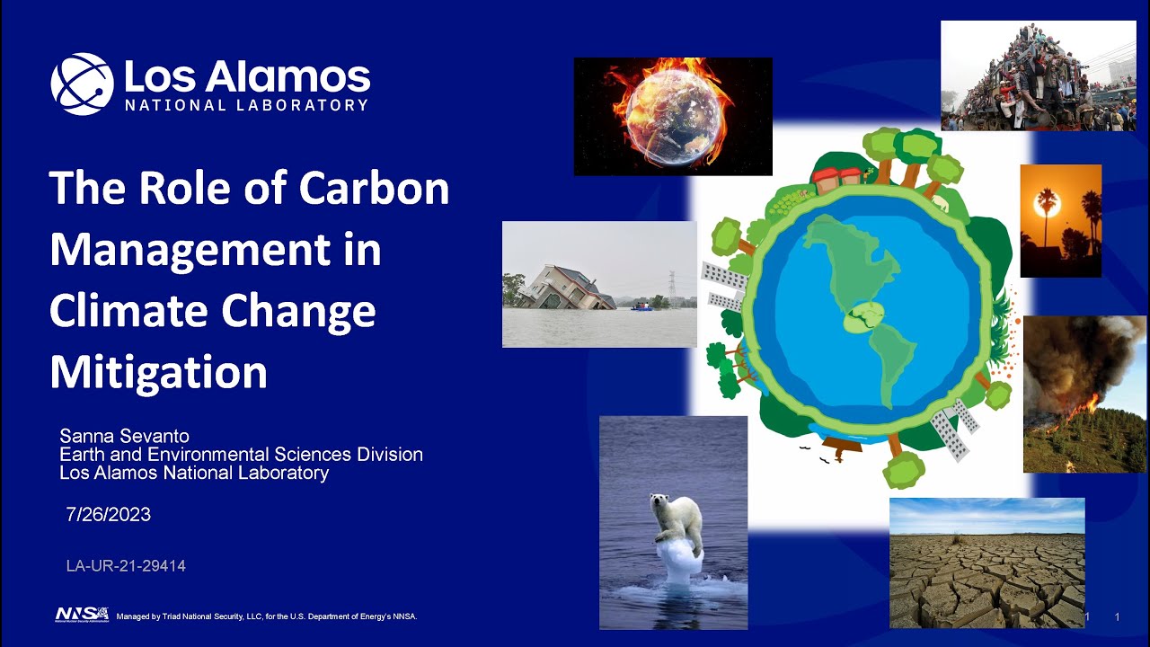 The Role of Carbon Management in Climate Change Mitigation - YouTube