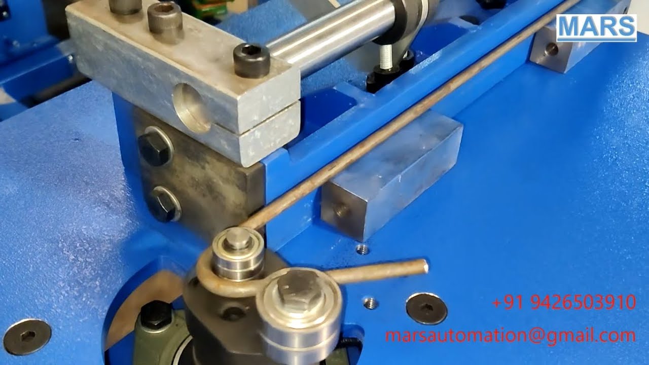 Single Axis Wire Bending Machine - U Bend Wire - YouTube