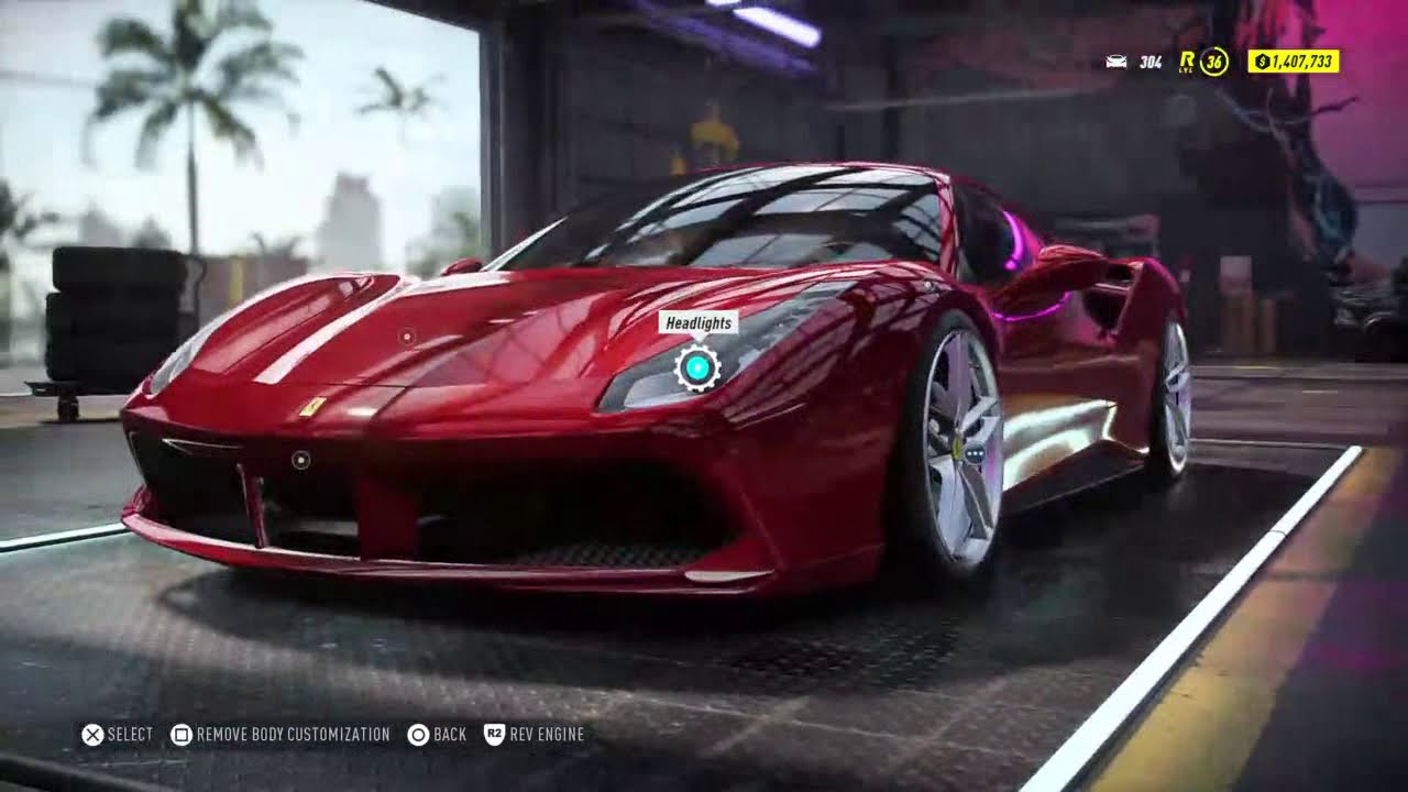 Need for Speed Heat Ferrari 488 Customization - YouTube