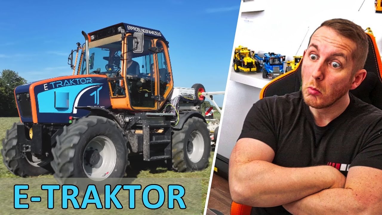 Elektro Traktor im Feldeinsatz - der Akku Schlepper von Tadus im Test ...