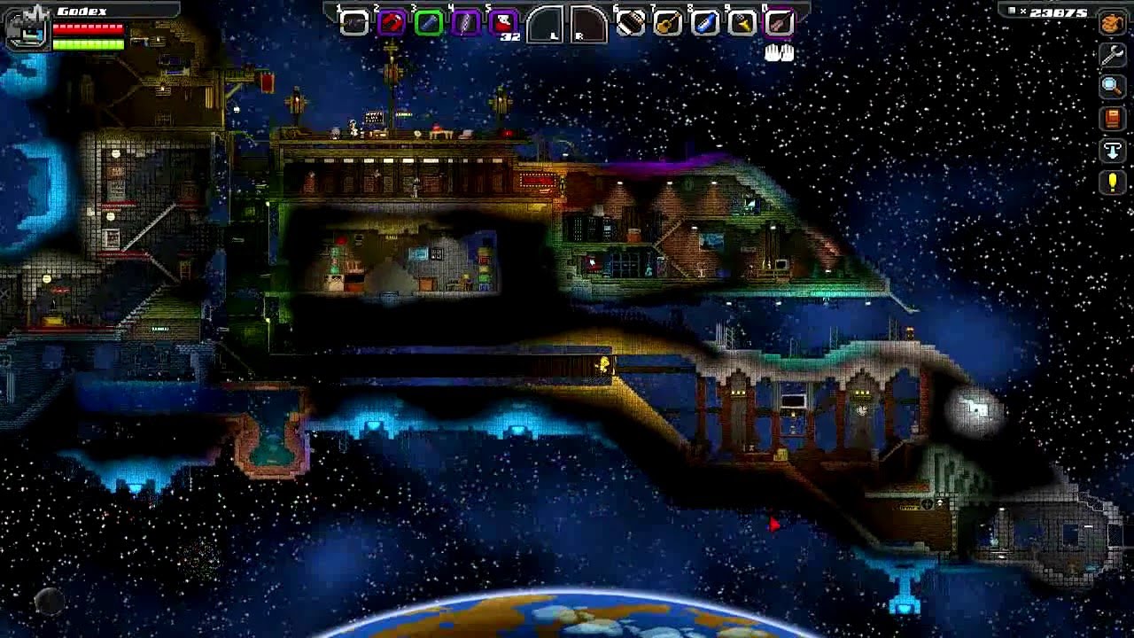 Starbound - godex dragon ship - YouTube