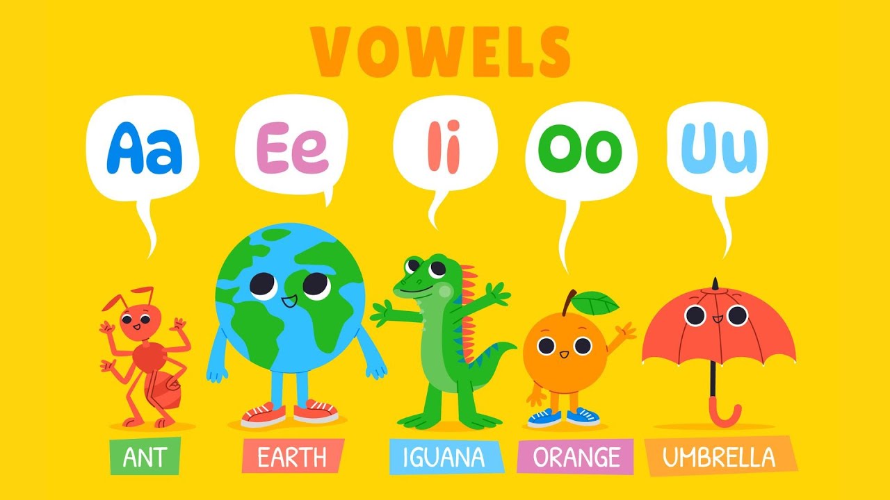 🎶 Vowels Song for Kids! | Learn A, E, I, O, U with Fun and Catchy Music ...