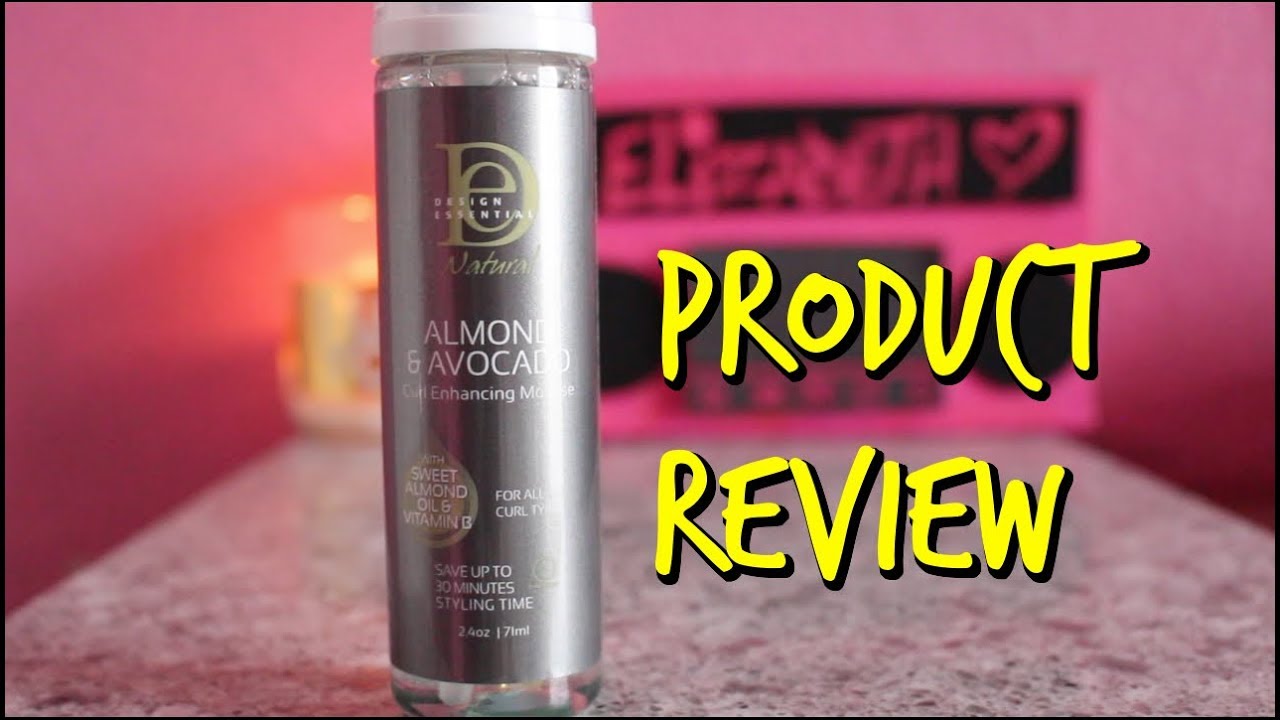 Review: Design Essentials Almond & Avocado Curl Enhancing Mousse - YouTube