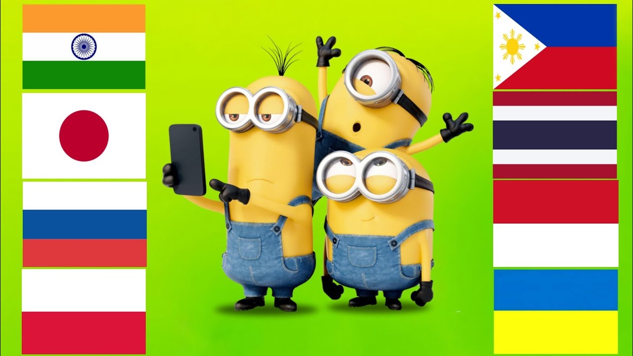 Minions in different languages meme Part 2 - YouTube