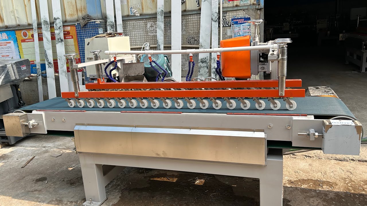 Hoyun automatic ceramic tile porcelain 45degree cutting and side ...