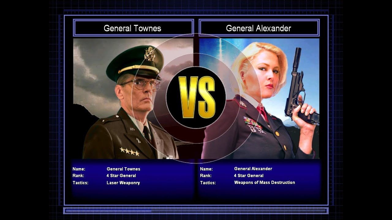 Command and Conquer Generals Zero Hour: General Townes VS General ...