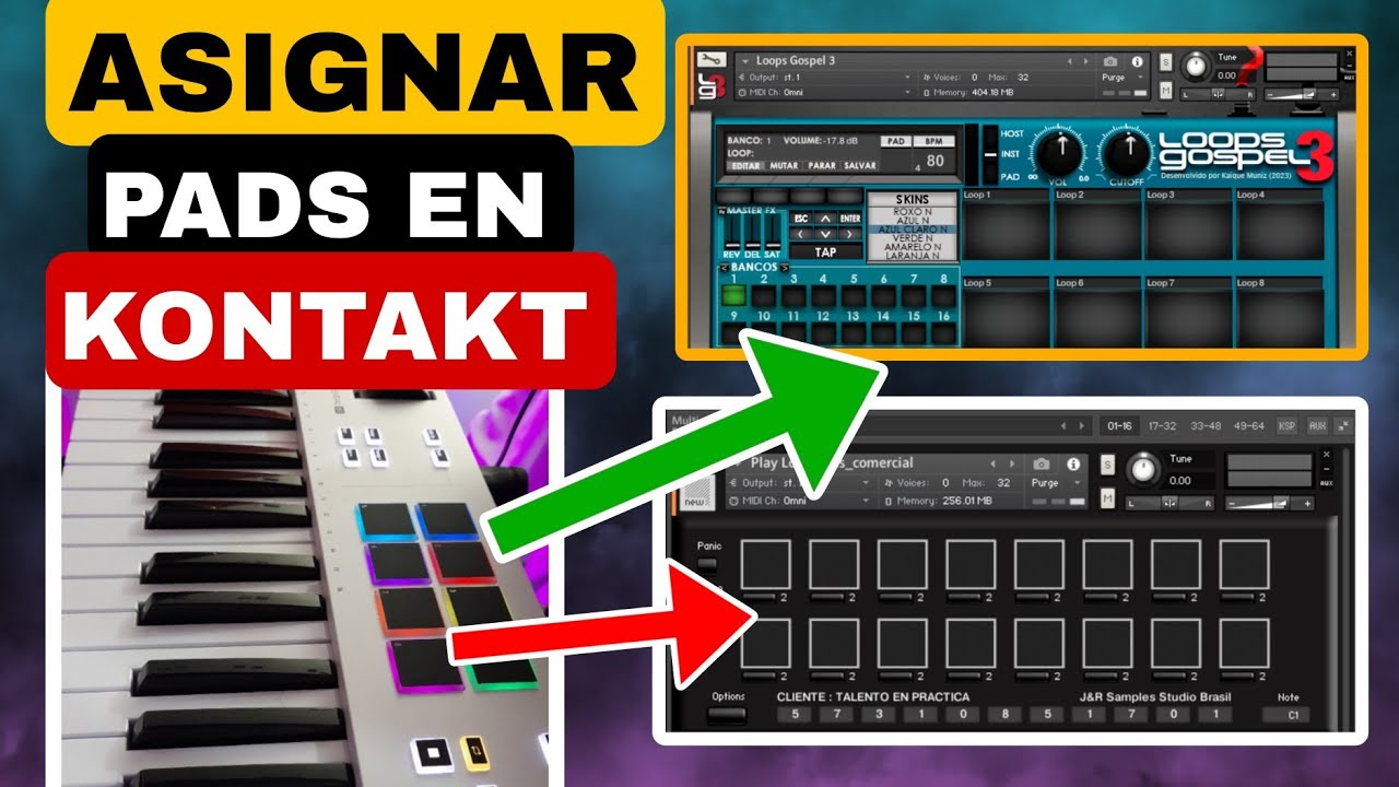 PLAY LOOPS PADS - LOOPS GOSPEL 3 👉 COMO ASIGNAR PADS DE MI ARTURIA ...