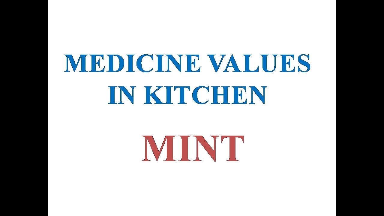 MEDICINE VALUES OF MINT BY ICR - YouTube