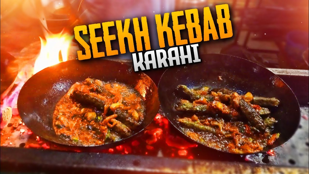 SEEKH KEBAB KARAHI | SEEKH KEBAB KARAHI RECIPE | SEEKH KEBAB HANDI ...