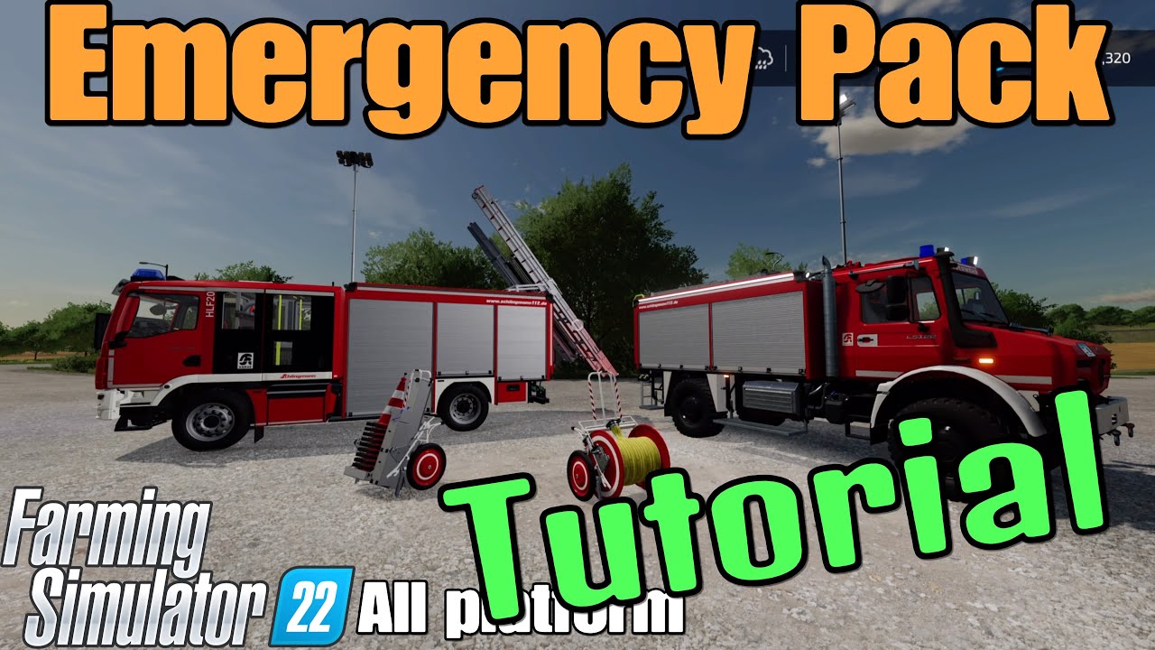 Emergency Pack / TUTORIAL Essentials / FS22 / See follow up vid https ...