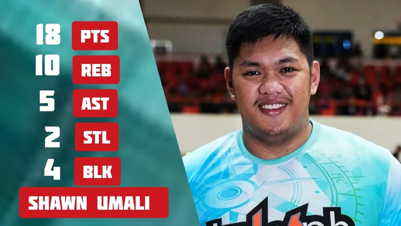 SHAWN UMALI | 18 PTS 10 REB 5 AST 2 STL 4 BLK | PSL President Cup 2024 ...