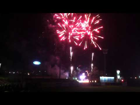 Lexington Legends Opening Day Fireworks - YouTube