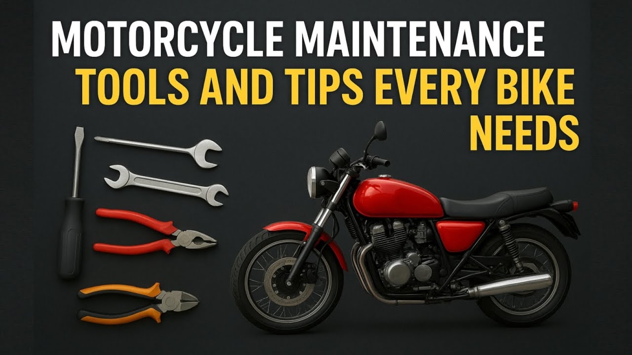 Motorcycle maintenance tools and tips || low budget bike maintenance ...