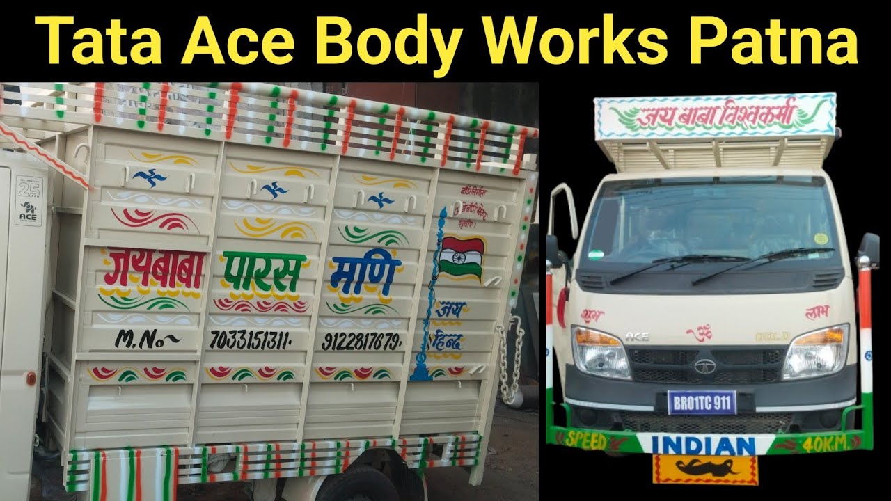 Tata Ace Gold Body Works | tata ace body work patna | chota hathi body ...
