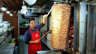 Huge kebab | 150 kilos of meat doner kebab with wood fi... | Doovi