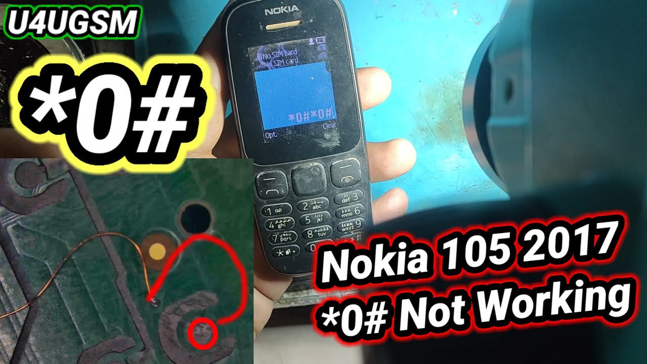 nokia 105 2017 *0# keypad button not working || TA-1010 Aur TA-1034 (*0 ...