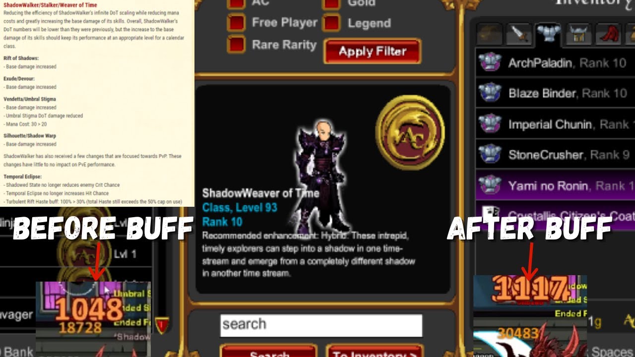 AQW SWOT Buff ?! - YouTube