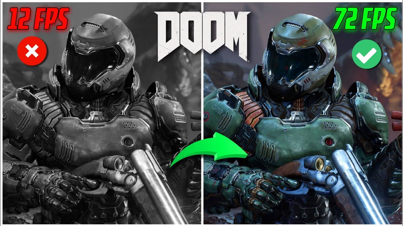 DOOM 2016: FPS Boost for Extremely Low End PCs! (Integraded Graphics ...