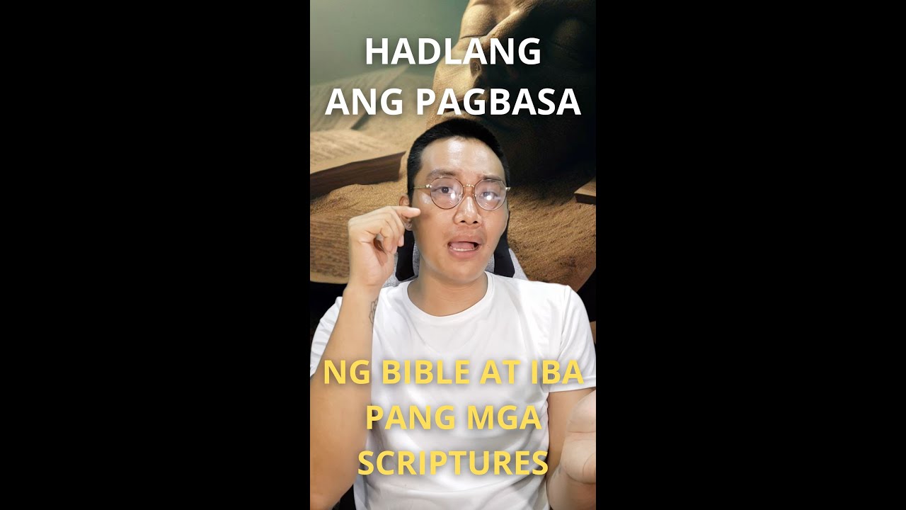 Hadlang ang Pagbasa ng Bible at ibang Scriptures - YouTube