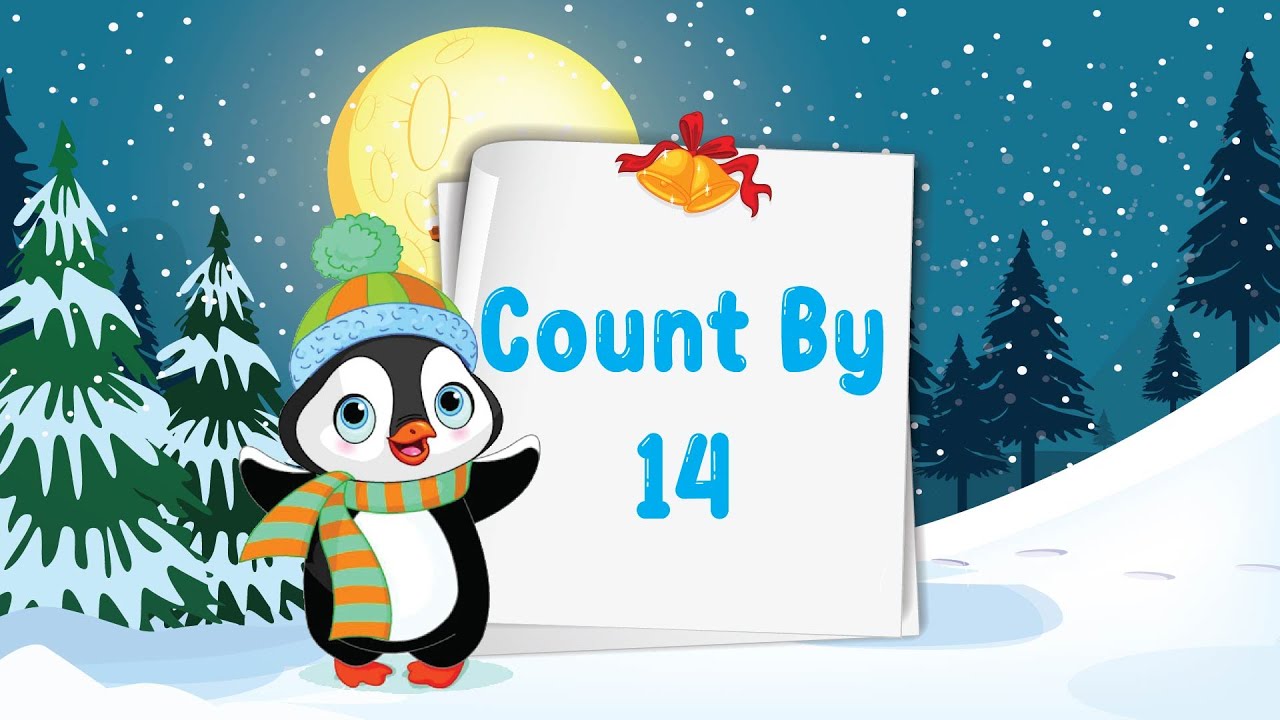 Skip counting by 14 | Learn table of 14 with our penguin friend - YouTube