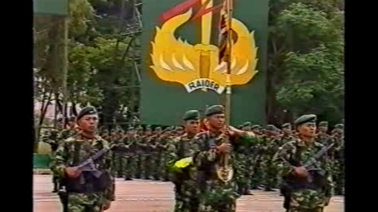 PERESMIAN BATALYON RAIDER TNI AD (UPACARA JUANG KARTIKA 2003) - YouTube