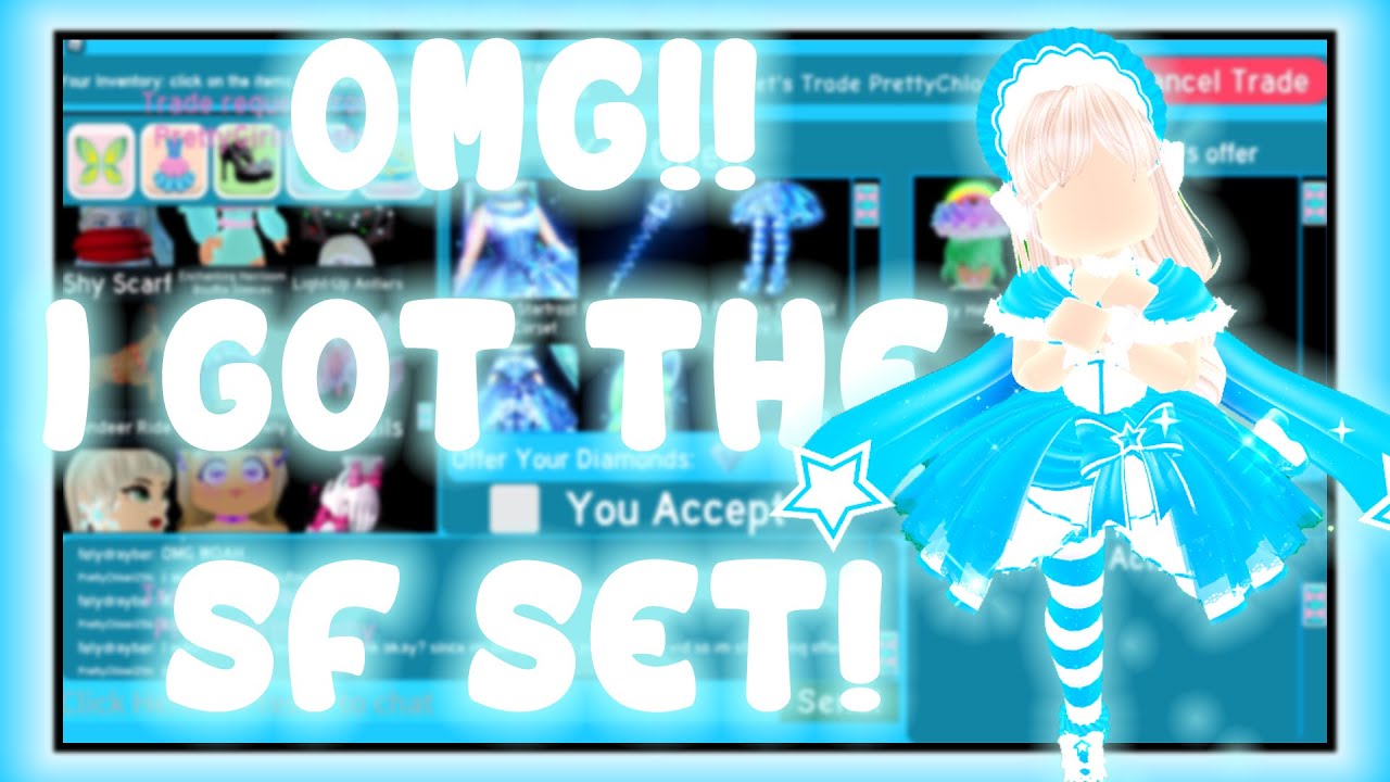 WHAT PEOPLE TRADE FOR SF SET! *A HALO?!?!* | ROYALE HIGH | DALE CYRILLE ...